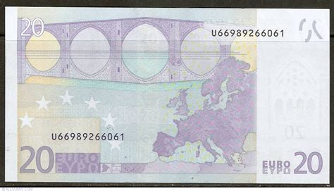 20 Euro 2002 U France 2002 Issue 20 Euro Signature Mario Draghi