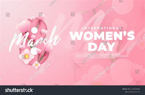 International Womens Day Greeting Design Stock Vector Royalty Free