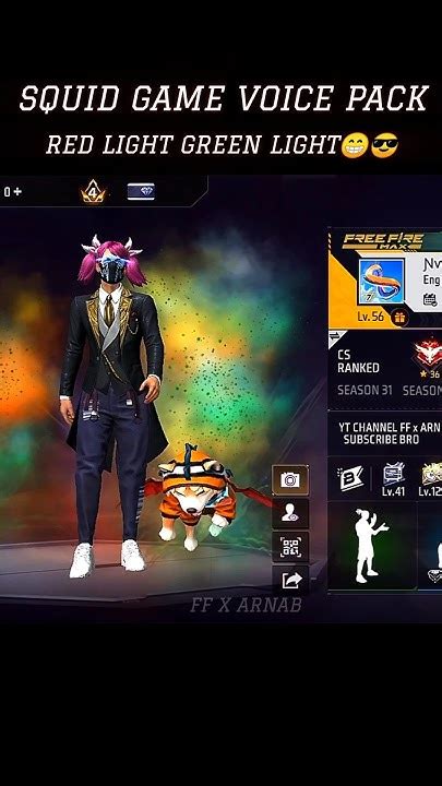 Free Fire X Squid Game Ff Shorts Free Fire India Ff X Arnab Youtube