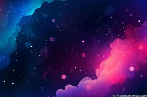 Premium Photo Gradient Galaxy Background