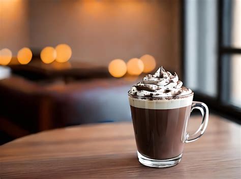 Premium Ai Image Realistic Hot Chocolate With Cozy Atmosphere Warm