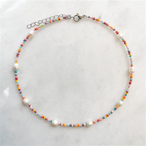 Seed Bead Choker Etsy