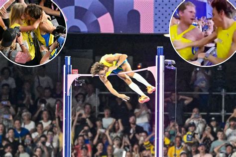 American Mondo Duplantis Kisses Girlfriend Punches Teammate In Wild