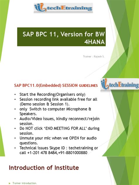 Sap Bpc 11 Version For Bw 4hana Demo Pdf