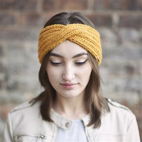 Ravelry Twisted Turban Headband Pattern By Hayley Nordstrom Knitting