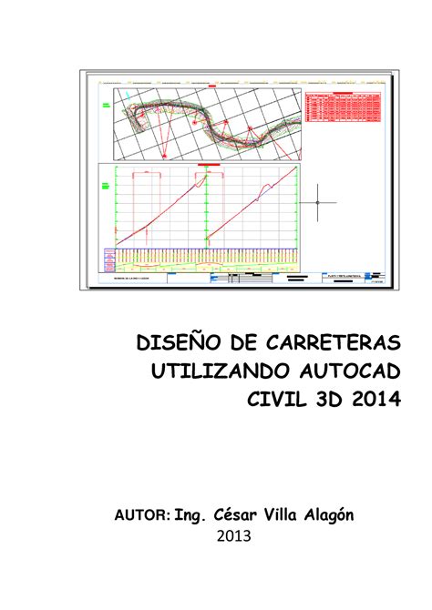 Manual DE Civil 3D 2014 EN Carreteras DISEÑO DE CARRETERAS UTILIZANDO