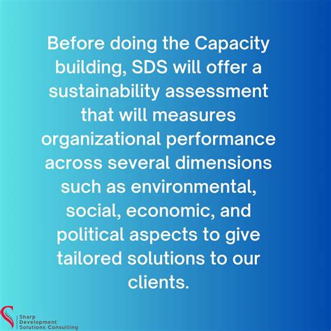 Sharp Development Solutions Sds Consulting Posted On Linkedin
