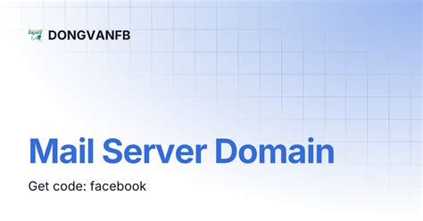 Mail Server Domain Dongvanfb