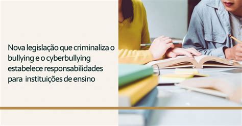 Nova legislação criminaliza o bullying e o cyberbullying FERAC
