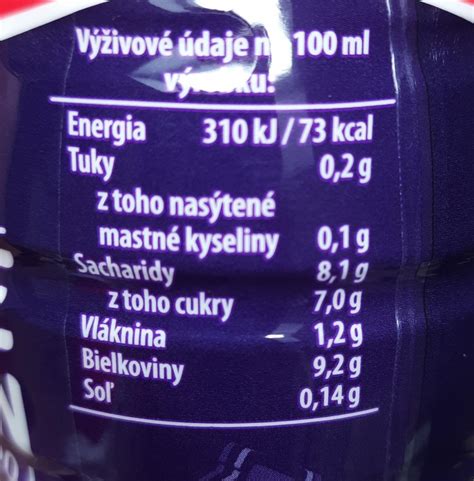молочный протеиновый напиток со вкусом банана Rajo - калорийность ...