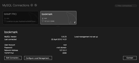 Mysql Configuring A Server To Run Locally Stack Overflow