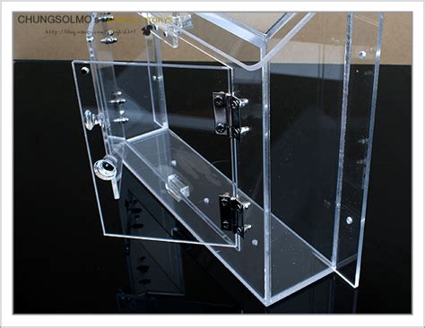 아크릴케이스 인터폰커버 케이스 아크릴 경첩 상자 아크릴 제작 가공 네이버 블로그