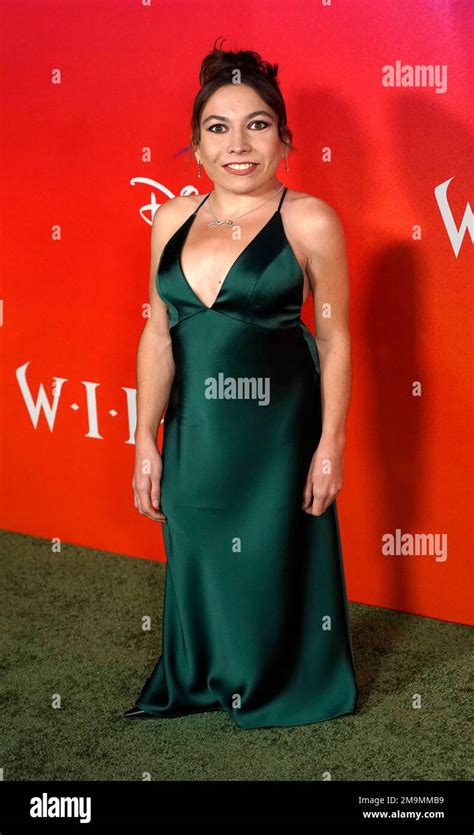 Annabelle Davis Poses At The Premiere Of The Disney Series Willow At