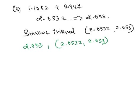 solved 1 let all of the numbers given below be correctly rounded to