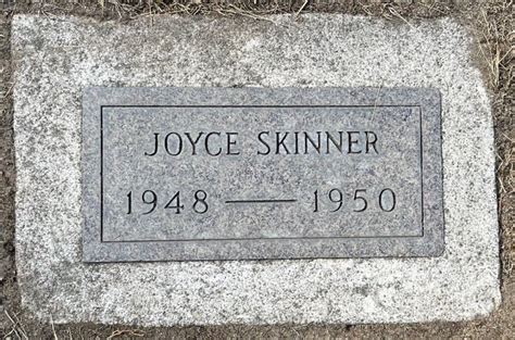 Joyce Ann Skinner 1948 1950 Memorial Find A Grave