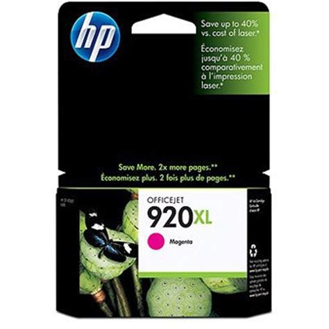Cartouche Jet D Encre HP 920XL Magenta