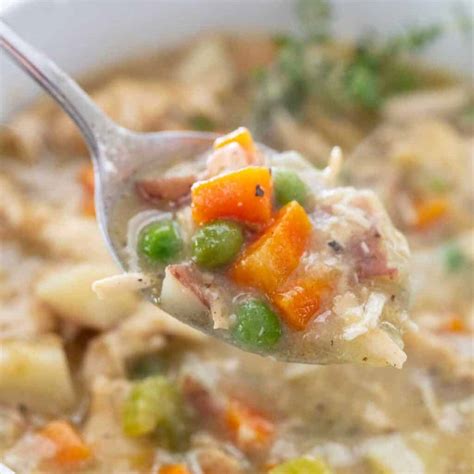 Chicken Pot Pie Soup The Happier Homemaker