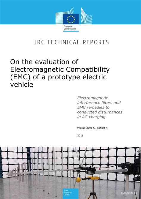 Pdf On The Evaluation Of Electromagnetic Compatibility Emc