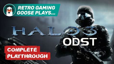 Retro Gaming Goose Plays Halo 3 ODST Longplay YouTube