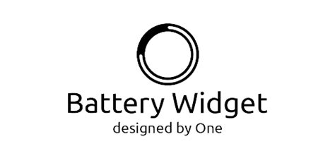 Battery Widget Android App