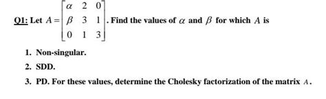 solved a 207 q1 let a b 3 1 find the values of a and b