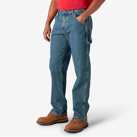 Relaxed Fit Carpenter Jeans Heritage Tinted Khaki Mens Jeans Dickies