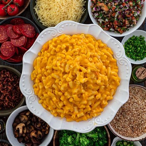 Make-Your-Own Mac and Cheese Bar - Olivia's Cuisine
