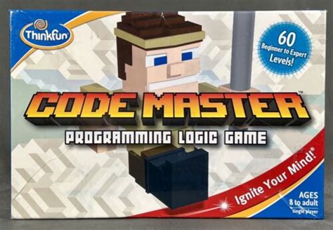 Thinkfun CODE MASTER Programming Logic Minecraft Style Board Game