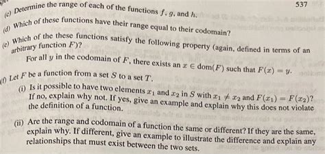 Solved Special Types Of Functions Injections And