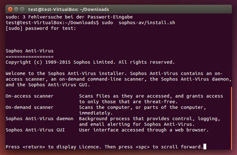 Sophos Antivirus Basic kostenlos für Linux Linux und Ich