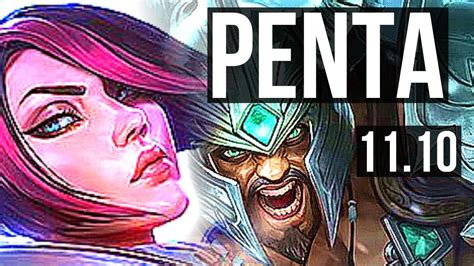 Fiora Vs Tryndamere Top Penta 8 Solo Kills 400 Games Kr