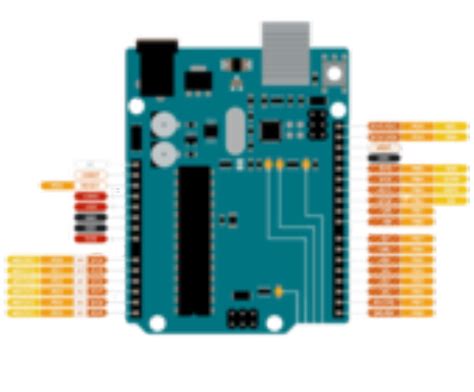 Schematic Symbol For Arduino Uno R Pinout NOT A PART Pinout For