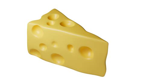 3d Cheese Wedge Piece Lowpoly Stylized Semi Realistic Food Turbosquid