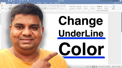 How To Change Underline Color In Word On MAC YouTube