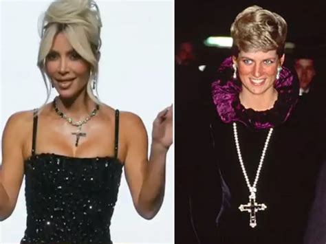 Princess Dianas Attallah Cross Diamond Pendant Sold To Kim Kardashian
