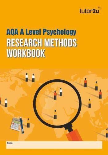 Aqa A Level Psychology Research Methods Workbook Volume 1 For 2025 And 2026 Exams Tutor2u