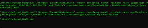 Execute Workflow In Batch Mode Windows 10 Knime Analytics Platform
