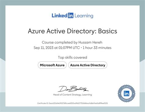 Hussam Hereh On Linkedin Certificate Of Completion