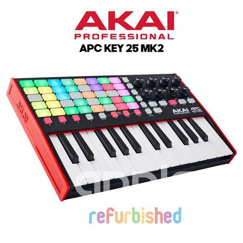 Akai Apc Key 25 Mk2 Mkii Midi Controller Tastiera Pad Knob In