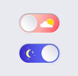 On Off Slider Mobile Ui Toggle Vector Images Over