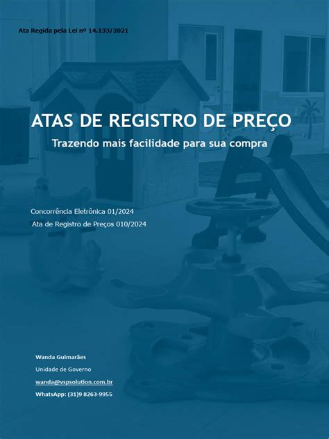 Atas De Registro De Preço 2024 Wanda Pdf