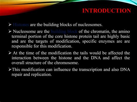 Histone Modifications Ppt