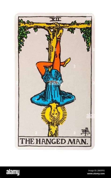 The Hanged Man Tarot Card From The Rider Tarot Cards Designed By Pamela