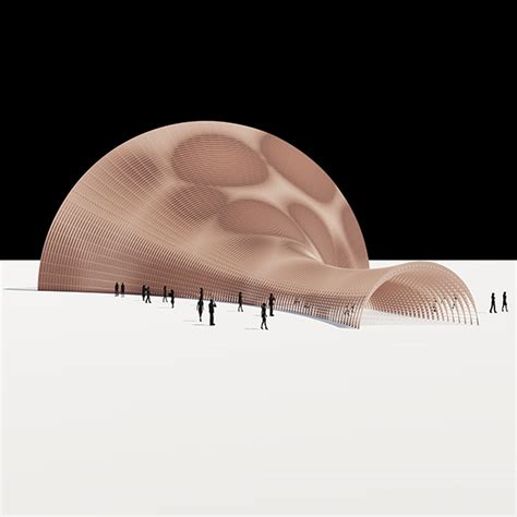 Twisted Louver Structure Pavilion On Behance