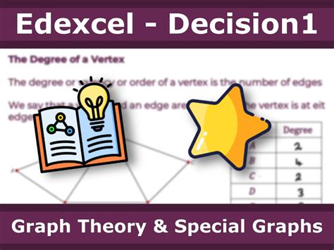 Edexcel Decision 1 Graph Theory And Special Types Of Graphs Teaching Resources