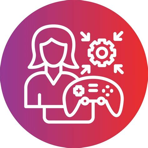 Premium Vector Vector Design Game Modder Female Icon Style