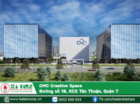 Bếp công nghiệp quận 7 Bếp căn tin CMC Creative Space Q 7