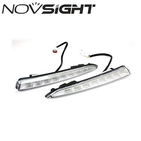 novsight 2pcs set drl led daytime running light daylight day light led