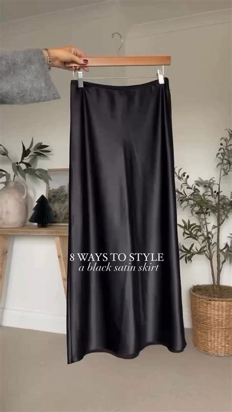 Slip Skirt Curated On Ltk Satin Skirt Outfit Silk Skirt Outfit