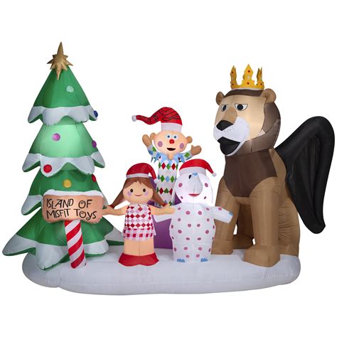 Gemmy Airblown Inflatable 10ft Rudolph Reindeer King Bahrain Ubuy